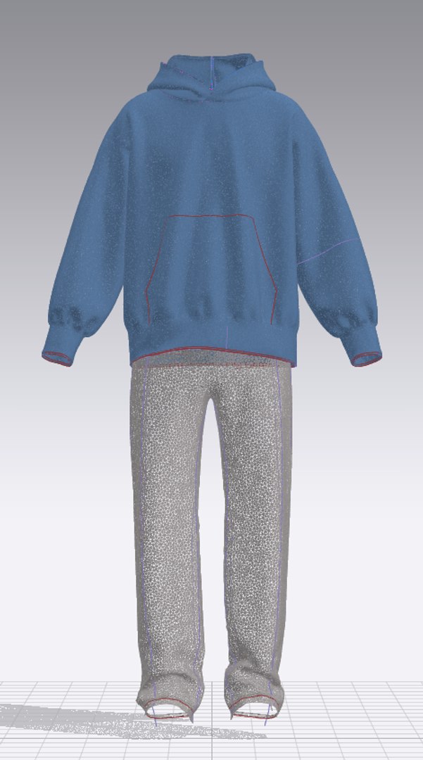 3D Male Tracksuit Model - TurboSquid 2216265