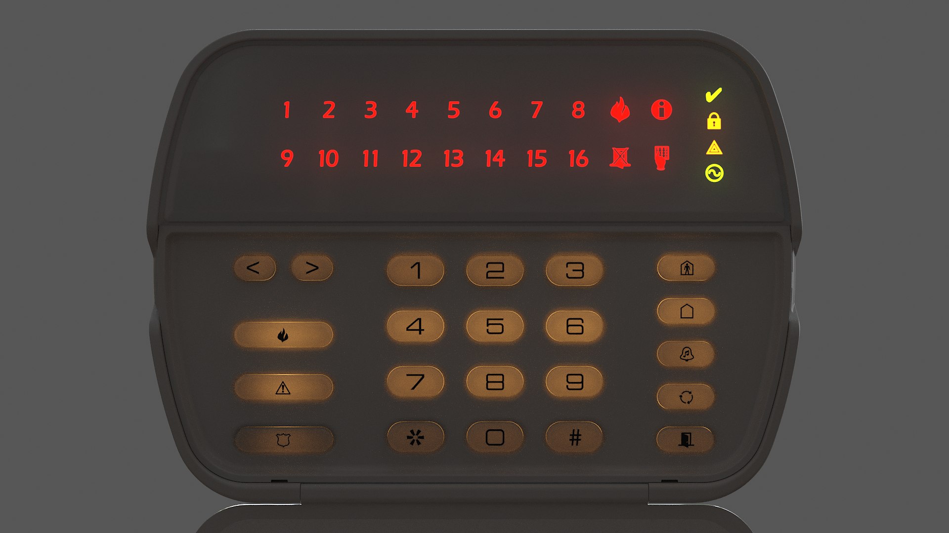 3D Alarm System Control Panel V1 - TurboSquid 2179649