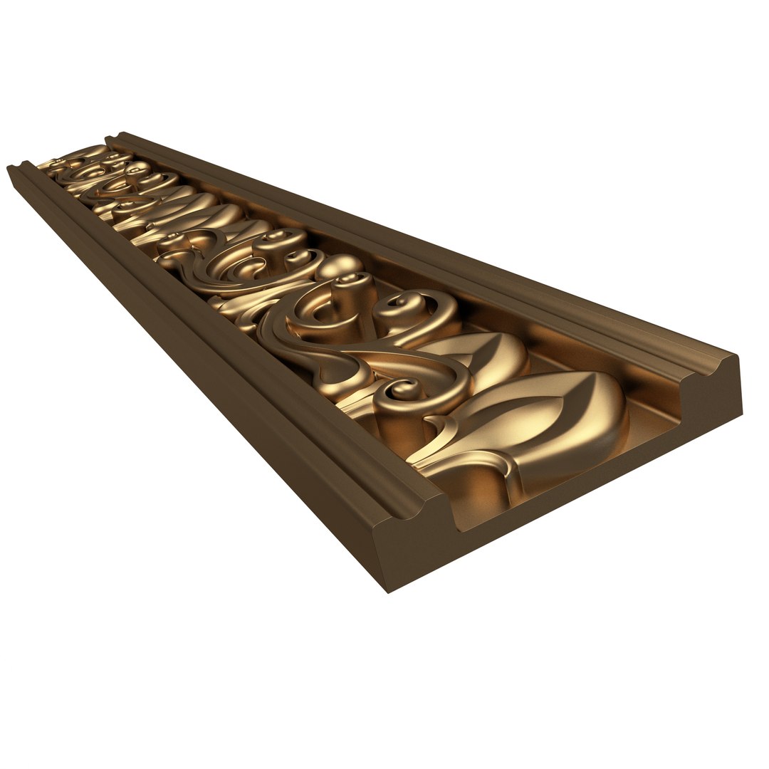 3D Ornament Element Molding 027 model - TurboSquid 2158275