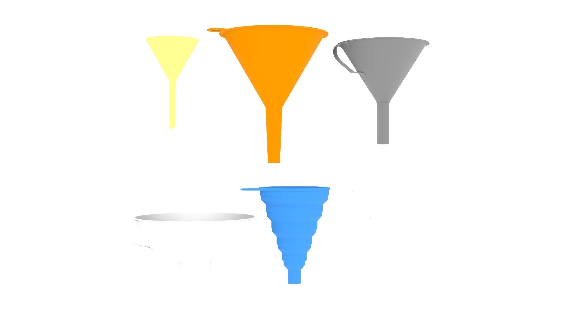 3D Funnel Pack - TurboSquid 2377500