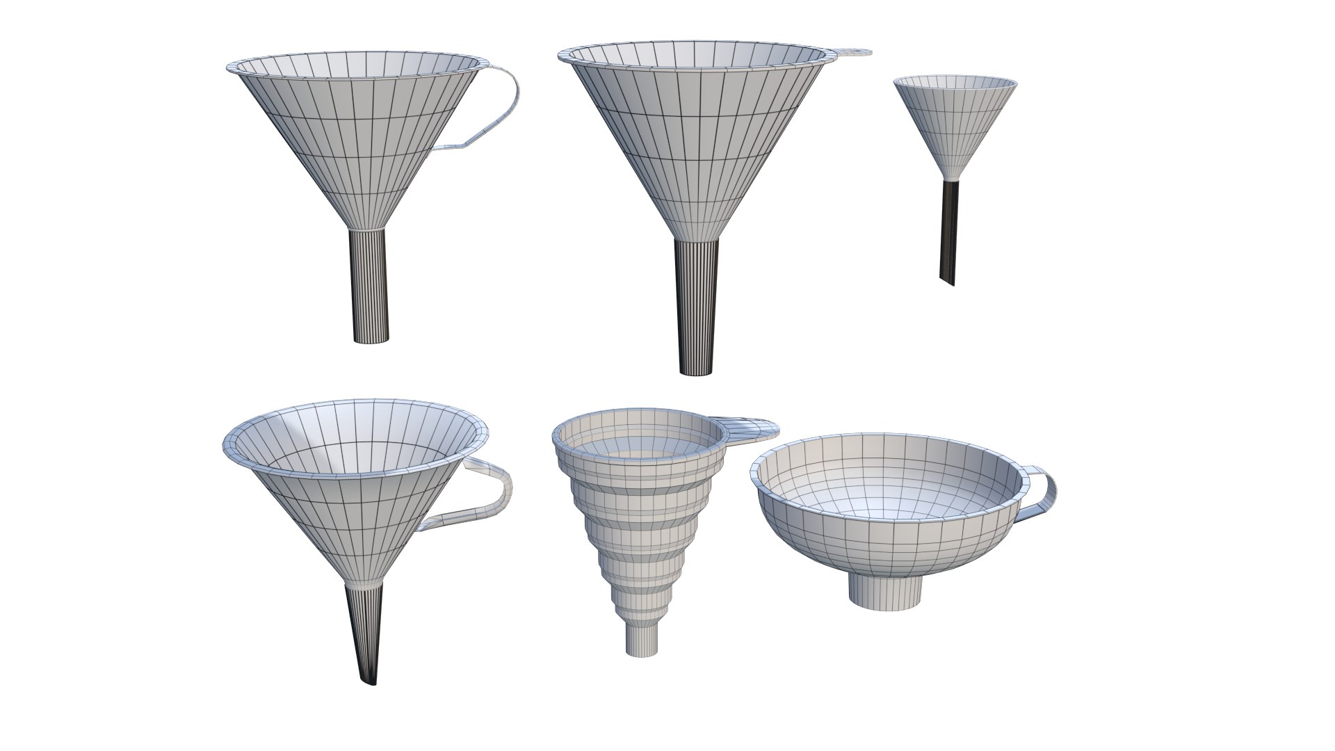 3D Funnel Pack - TurboSquid 2377500