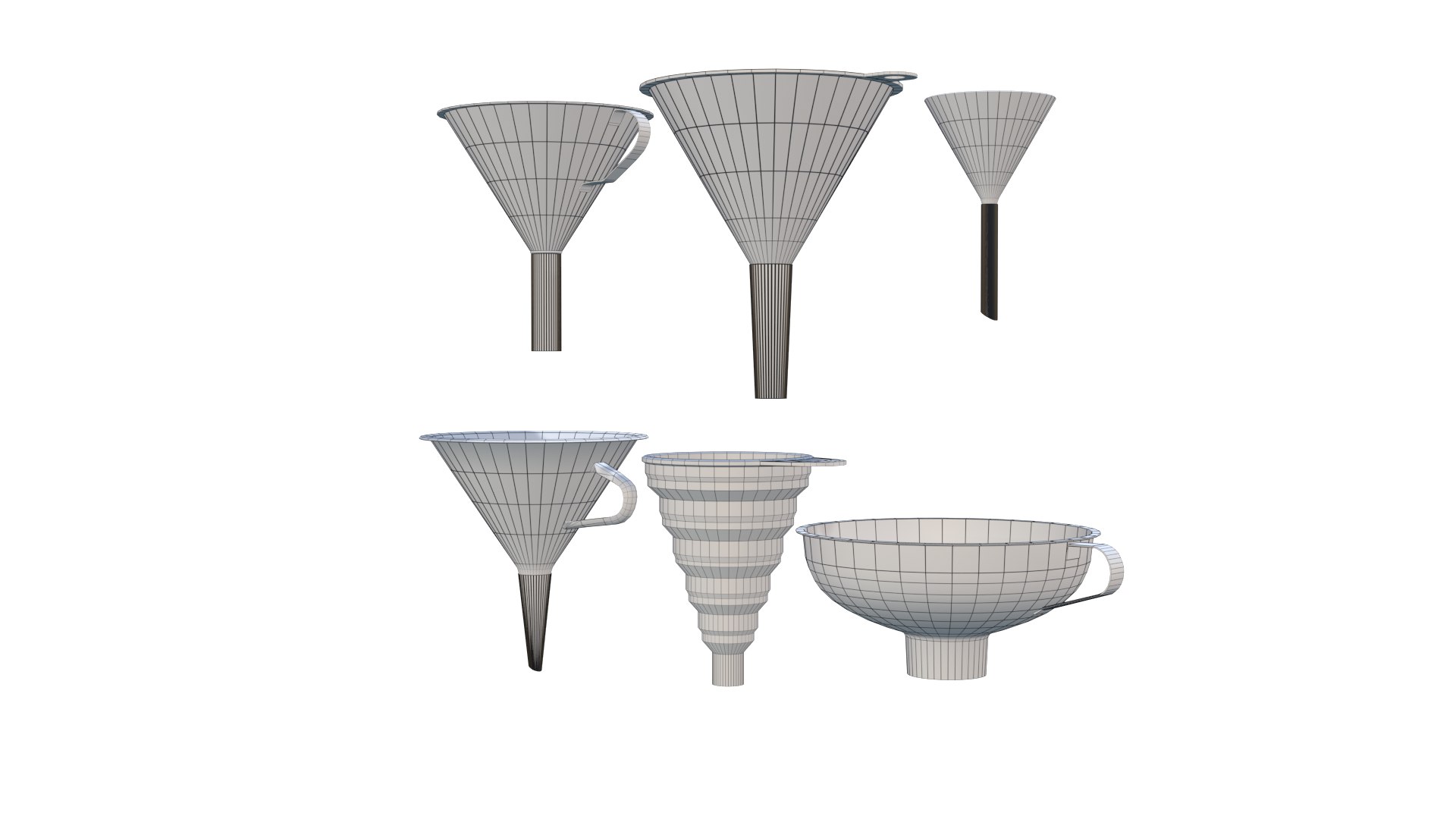 3D Funnel Pack - TurboSquid 2377500
