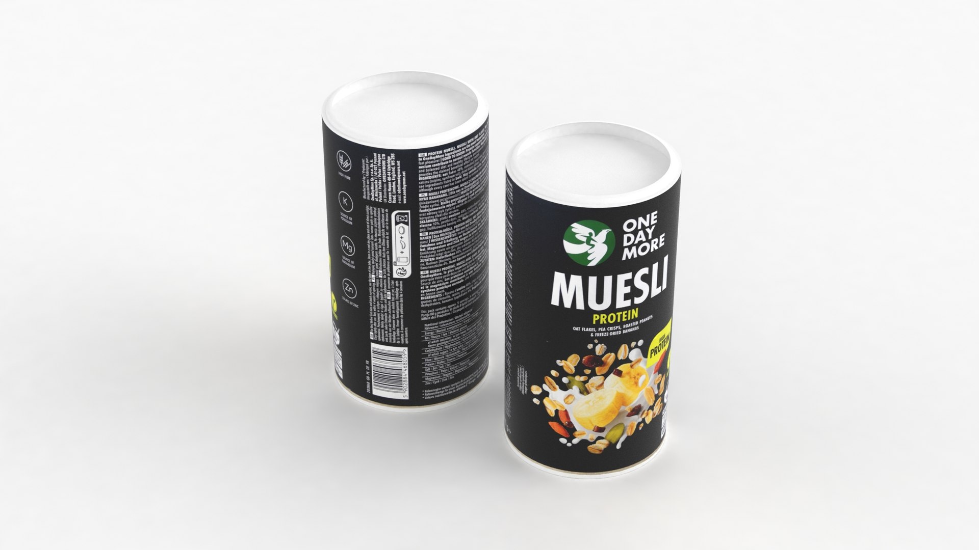 3D One Day More Muesli Protein 500g 2025 - TurboSquid 2382581