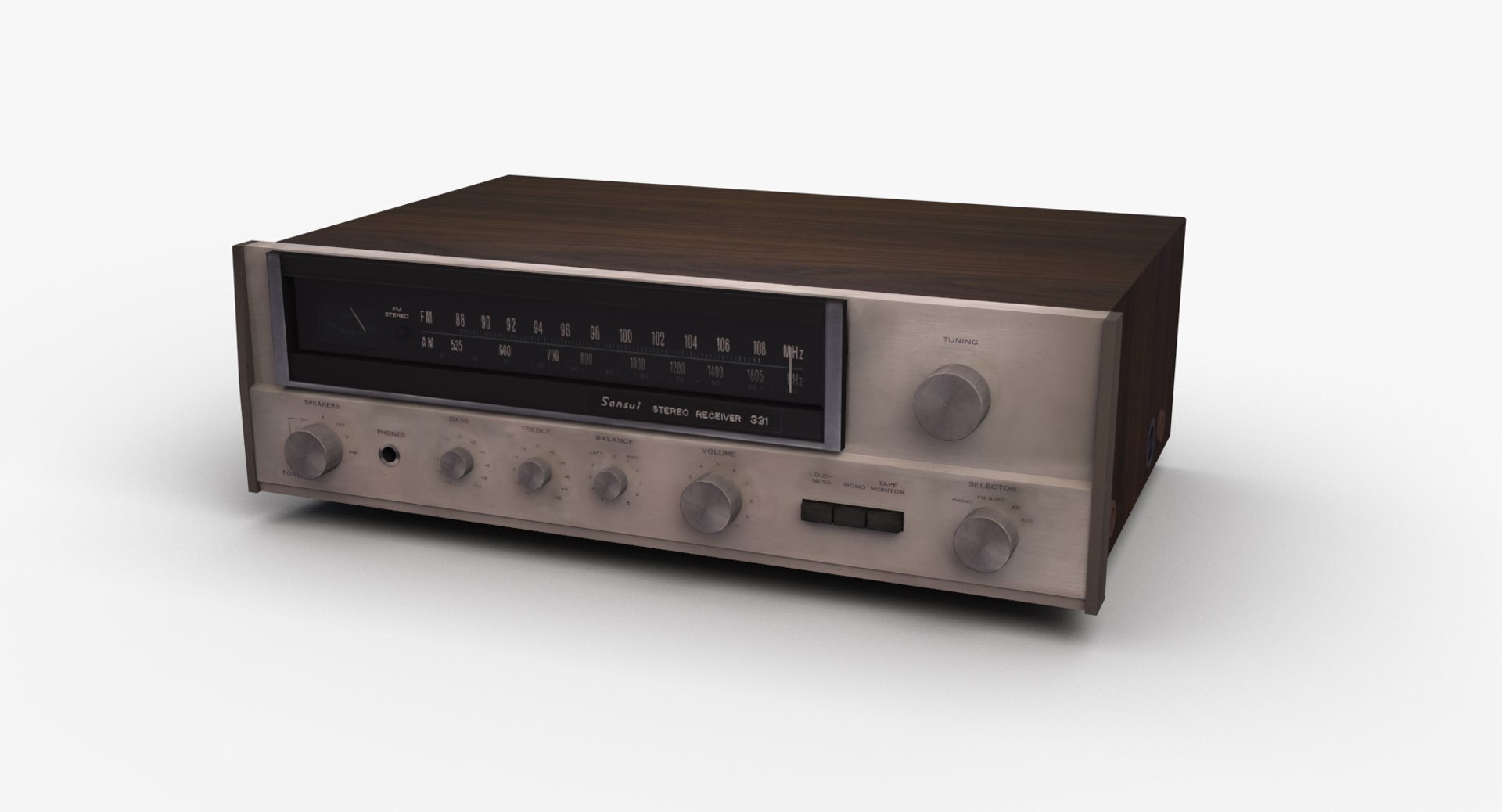 3D Radio Sansui | 1143505 | TurboSquid