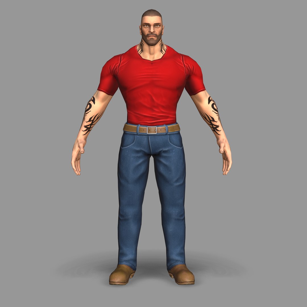 3D Gangster Gang Model - TurboSquid 1291891