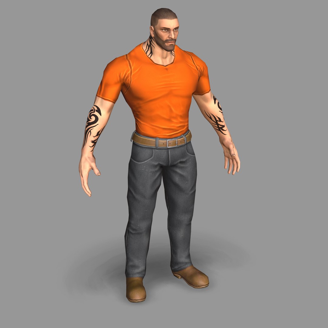 3D Gangster Gang Model - TurboSquid 1291891