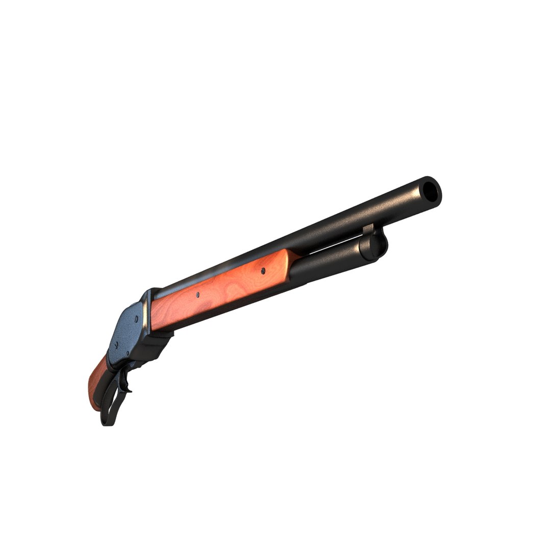 Winchester M 1887 3d Model