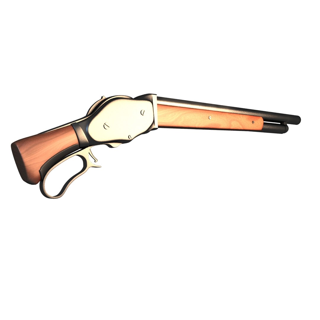 Winchester M 1887 3d Model