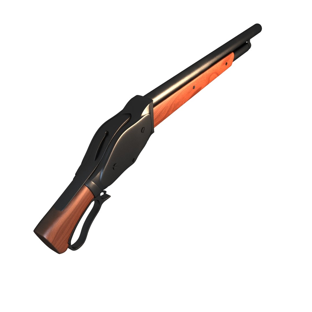 Winchester M 1887 3d Model