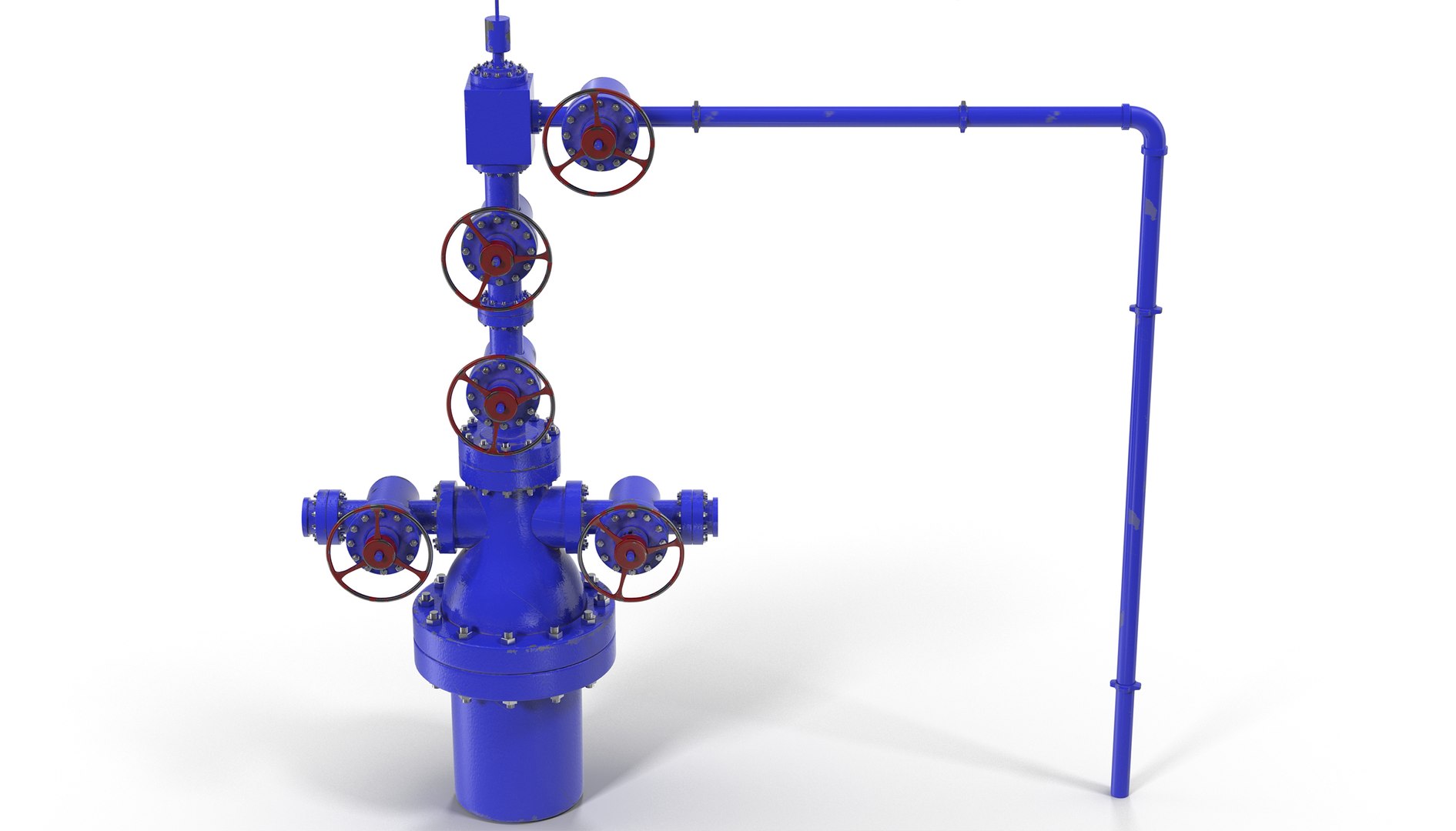 Oilfield Wellhead 3D Model - TurboSquid 1401465