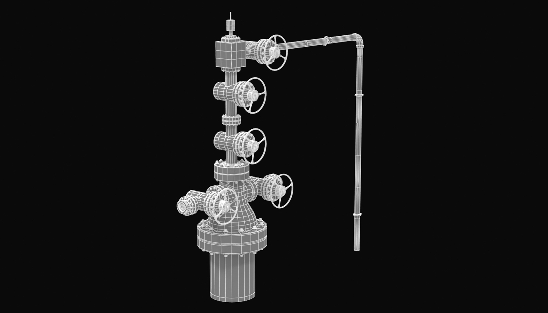 Oilfield Wellhead 3D Model - TurboSquid 1401465