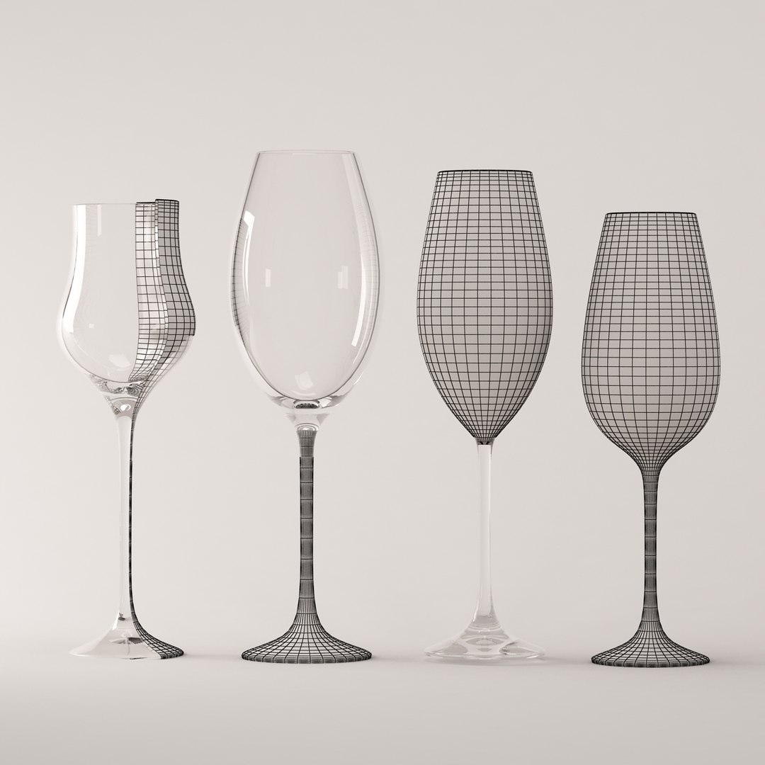 3D Glass Model - TurboSquid 1194535