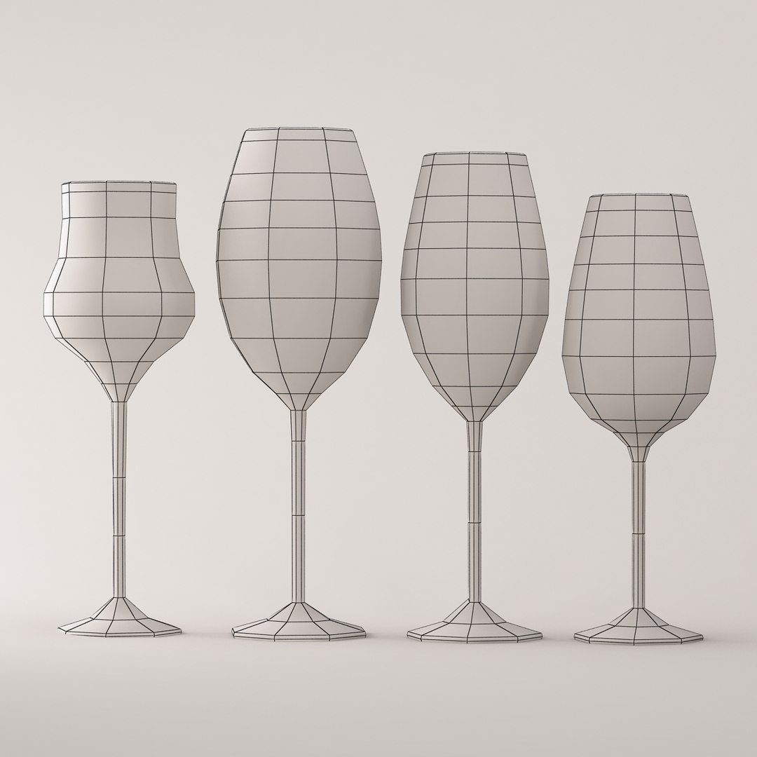 3D Glass Model - TurboSquid 1194535