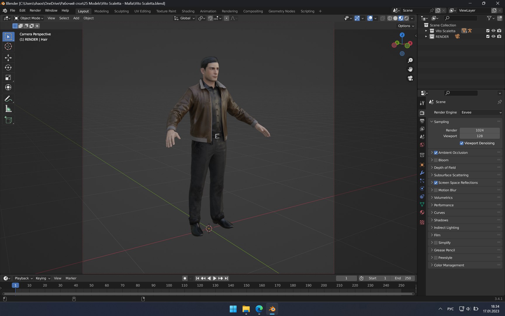 Vito Scaletta 3D Model - TurboSquid 2081223