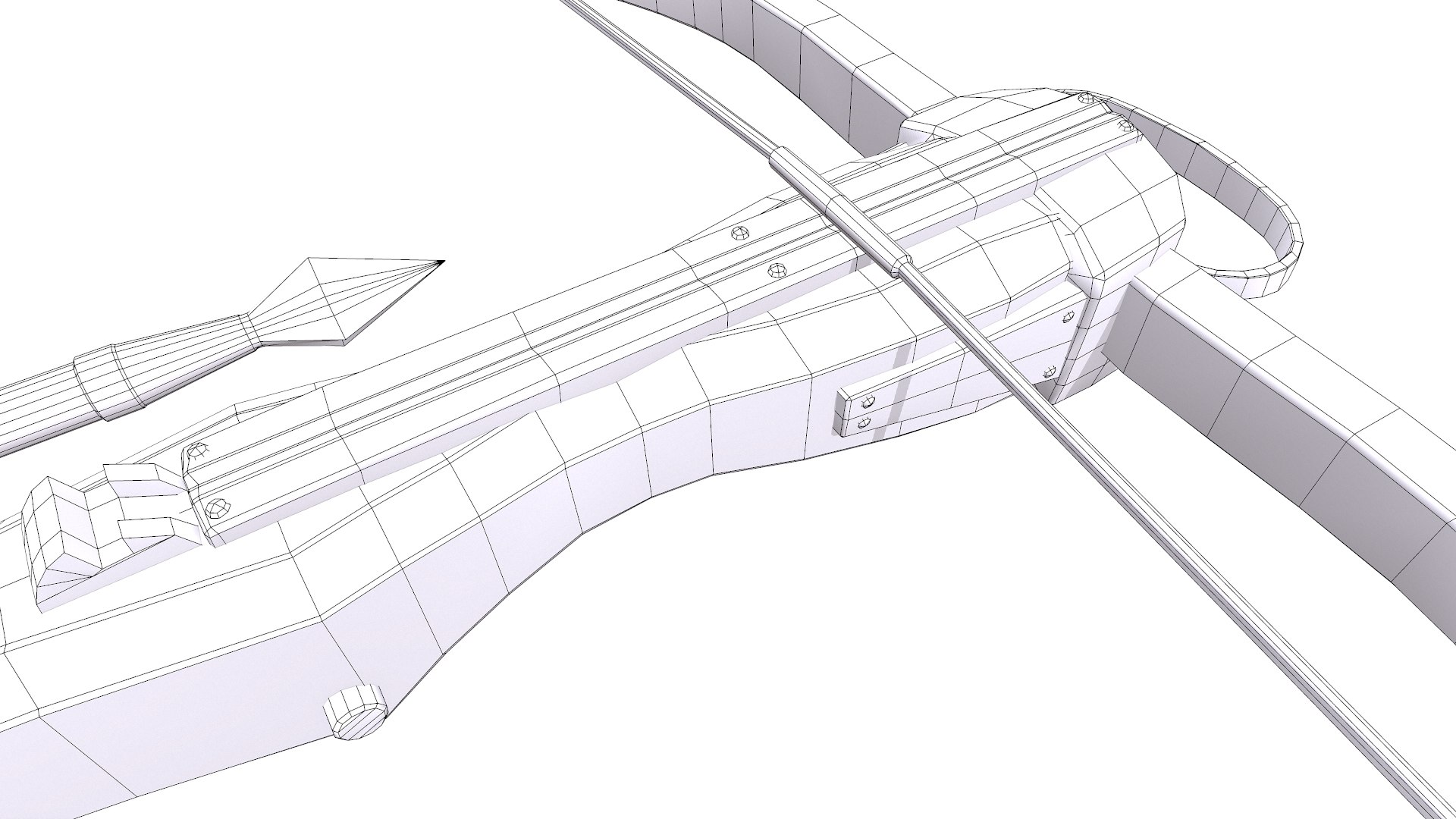 3D Medieval Crossbow Low-poly PBR model - TurboSquid 2128173