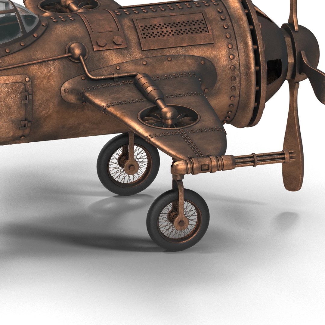 3D Steampunk Propellers - TurboSquid 1164796