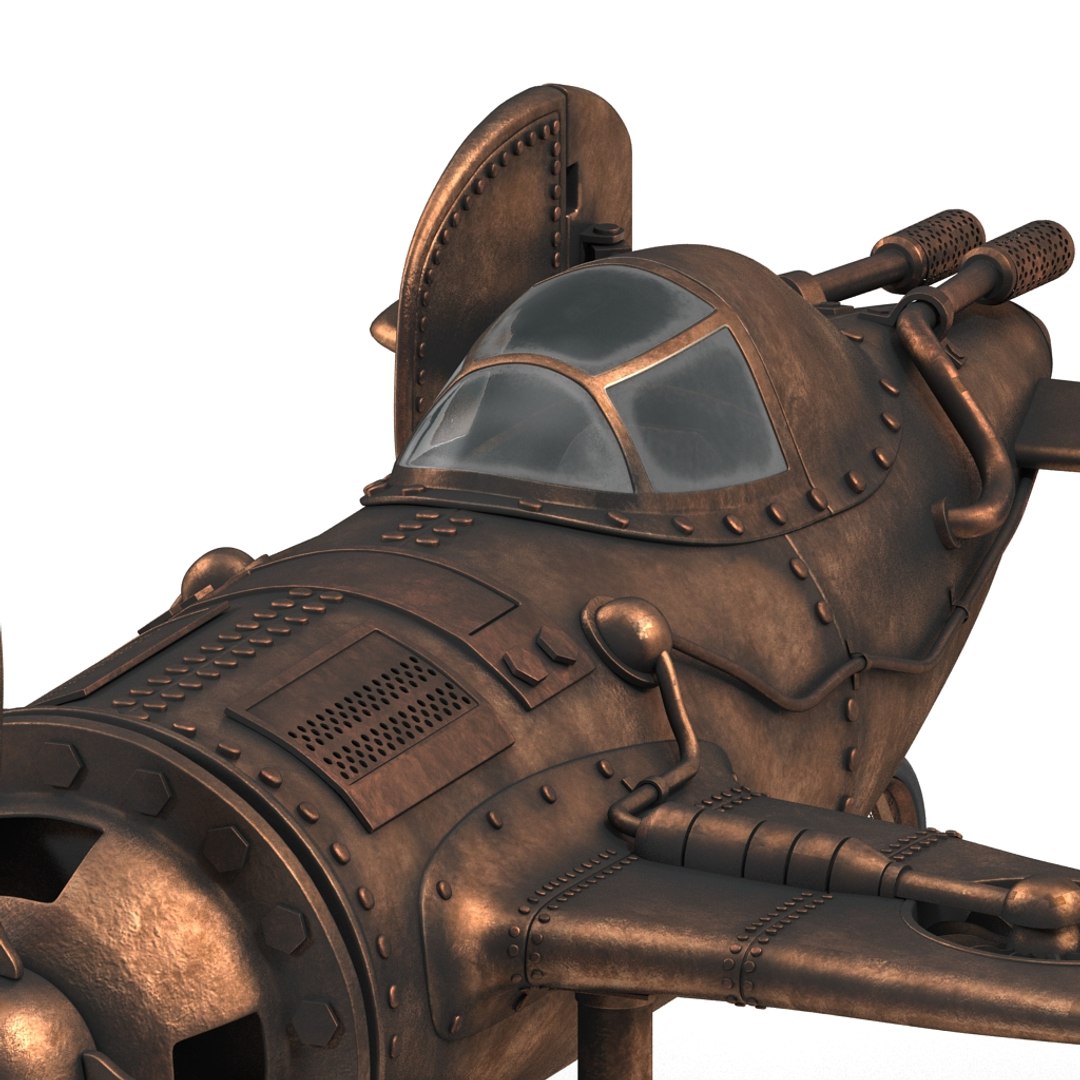 3D Steampunk Propellers - TurboSquid 1164796