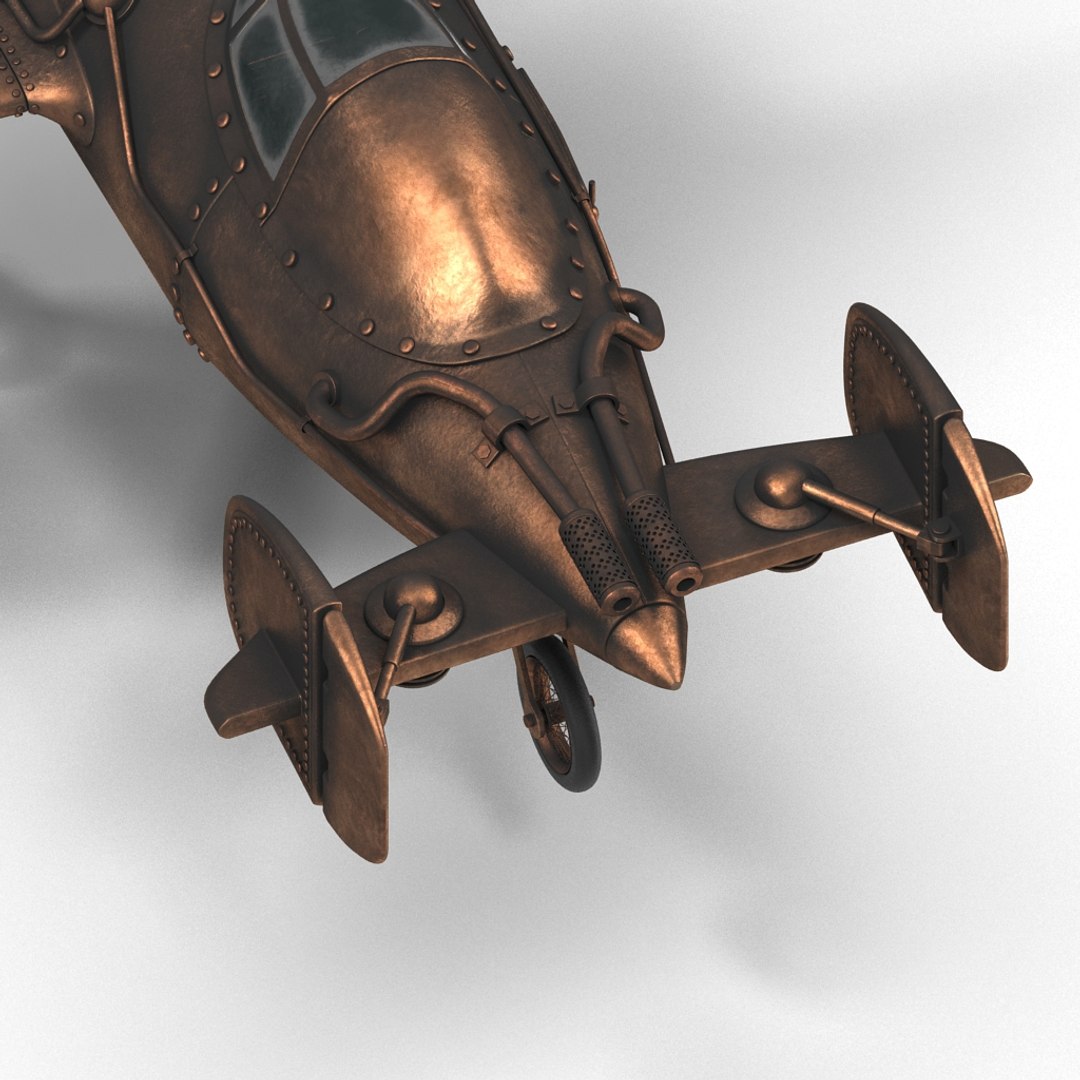 3D Steampunk Propellers - TurboSquid 1164796