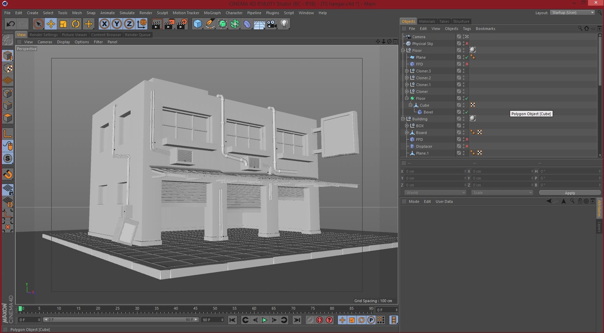 3D Building Gaming Background Model - TurboSquid 1291350