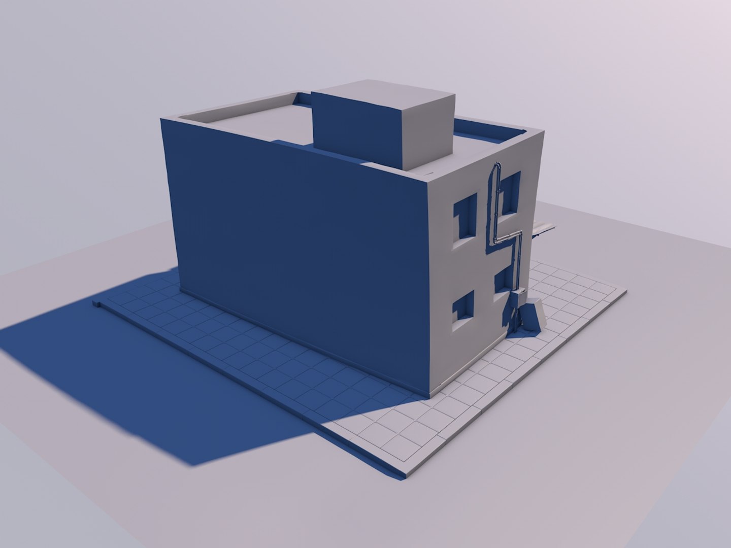 3D Building Gaming Background Model - TurboSquid 1291350
