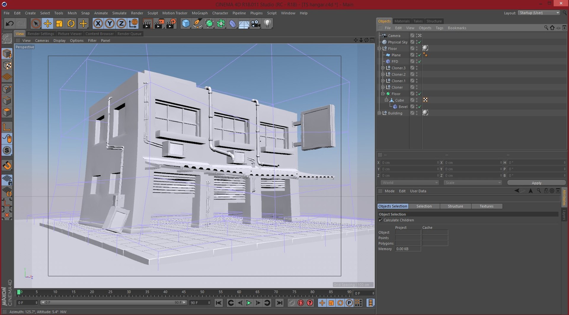 3D Building Gaming Background Model - TurboSquid 1291350