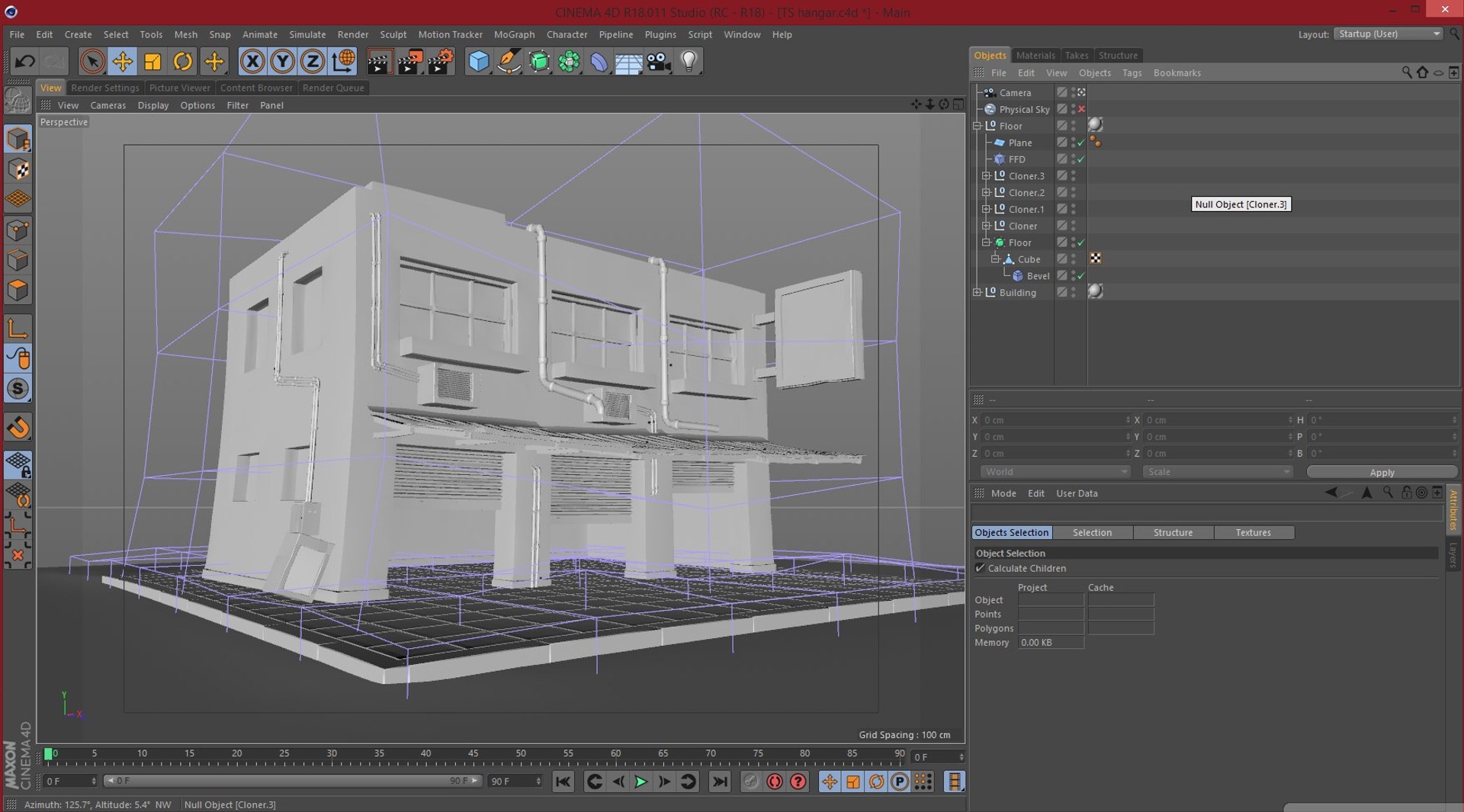 3D Building Gaming Background Model - TurboSquid 1291350