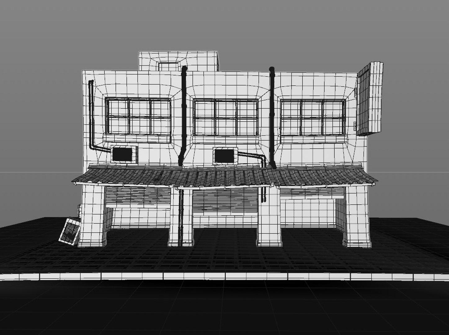 3D Building Gaming Background Model - TurboSquid 1291350