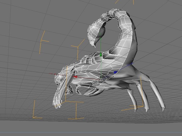 3d scorpion model