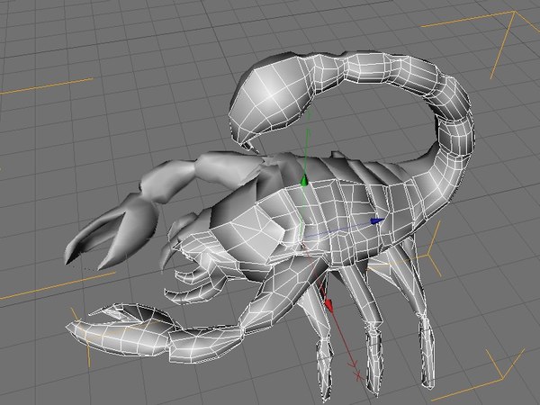 3d scorpion model