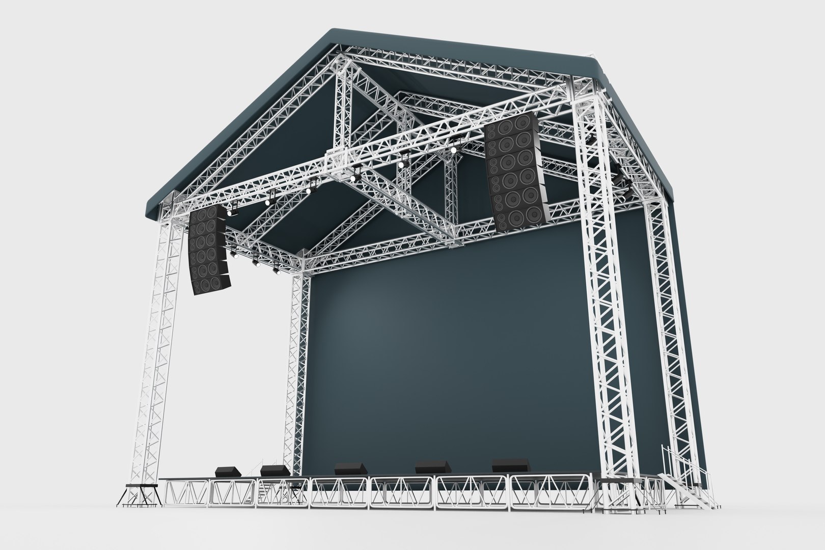 Concert Stage 09 3D Model - TurboSquid 2335119