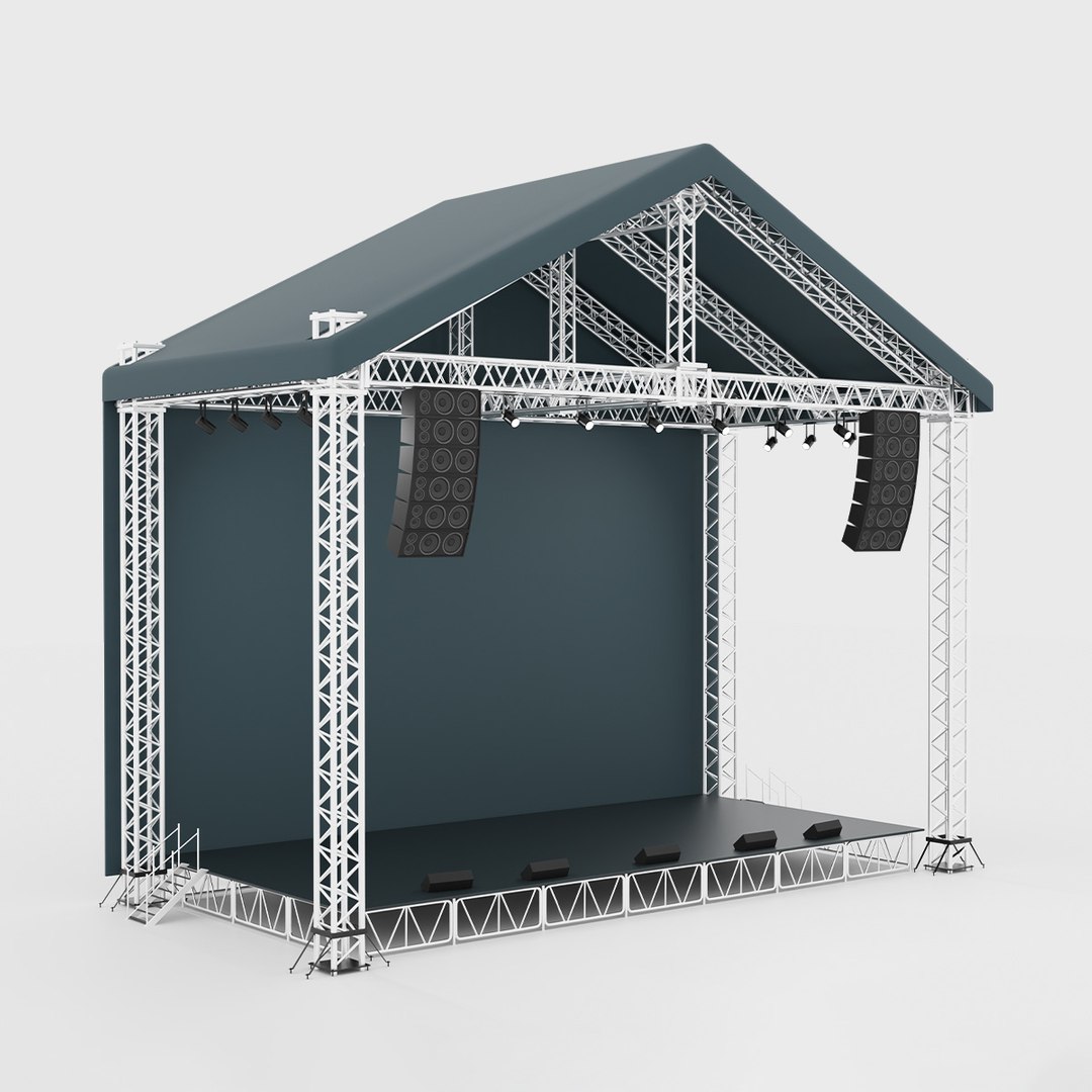 Concert Stage 09 3D Model - TurboSquid 2335119