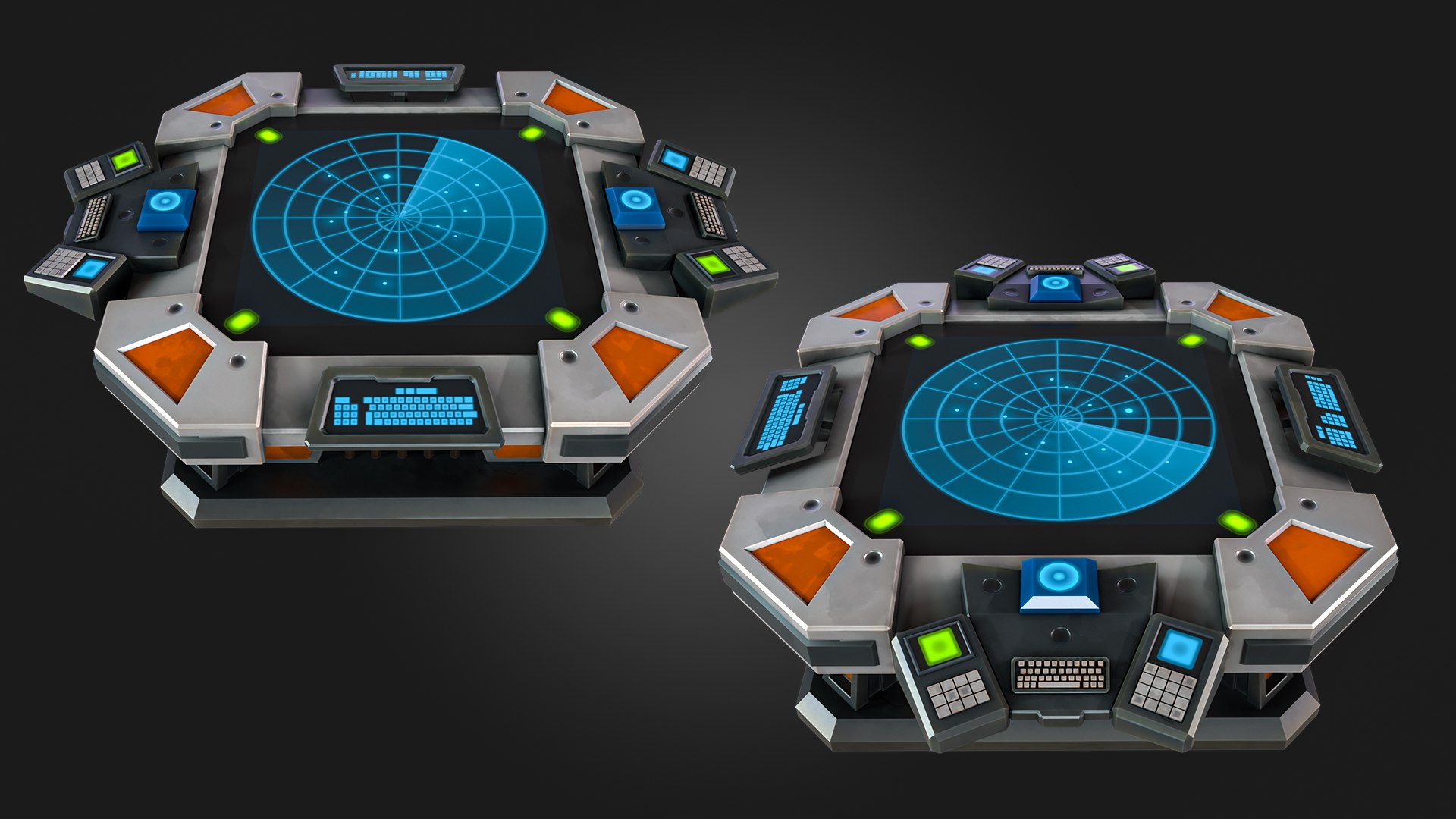 3D SCI-FI Console - TurboSquid 2240592