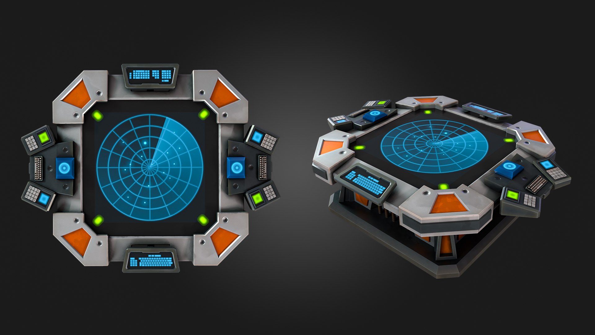 3D SCI-FI Console - TurboSquid 2240592