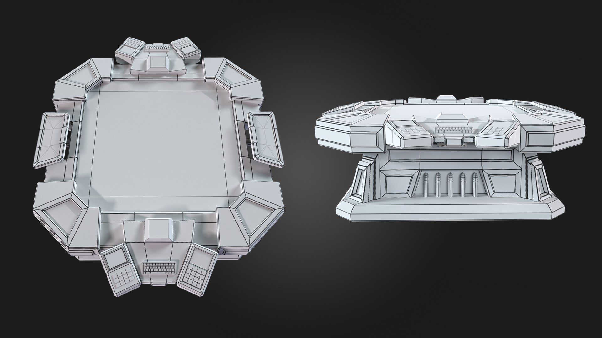 3D SCI-FI Console - TurboSquid 2240592