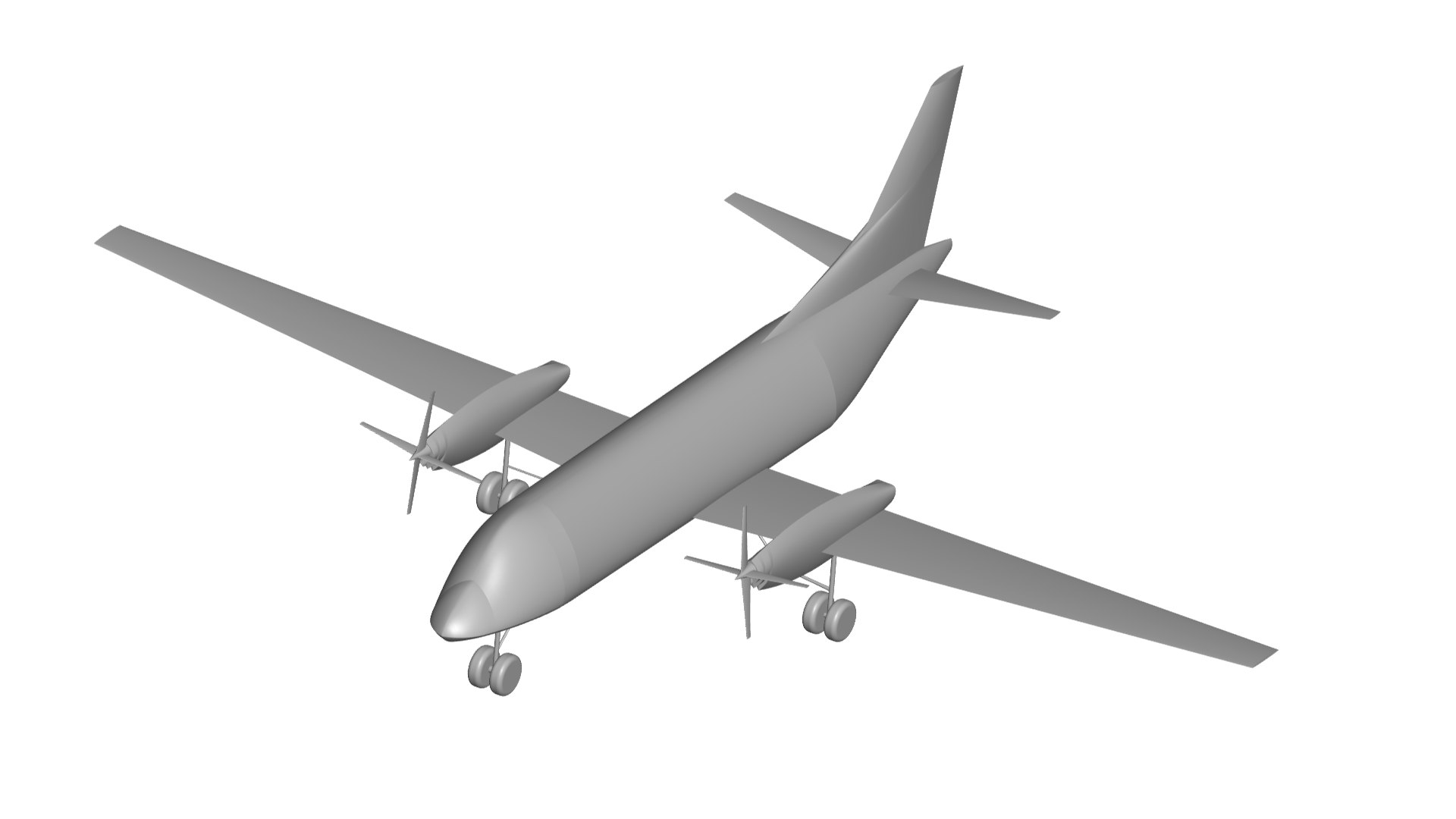 Saab 340 3D Model - TurboSquid 1988765