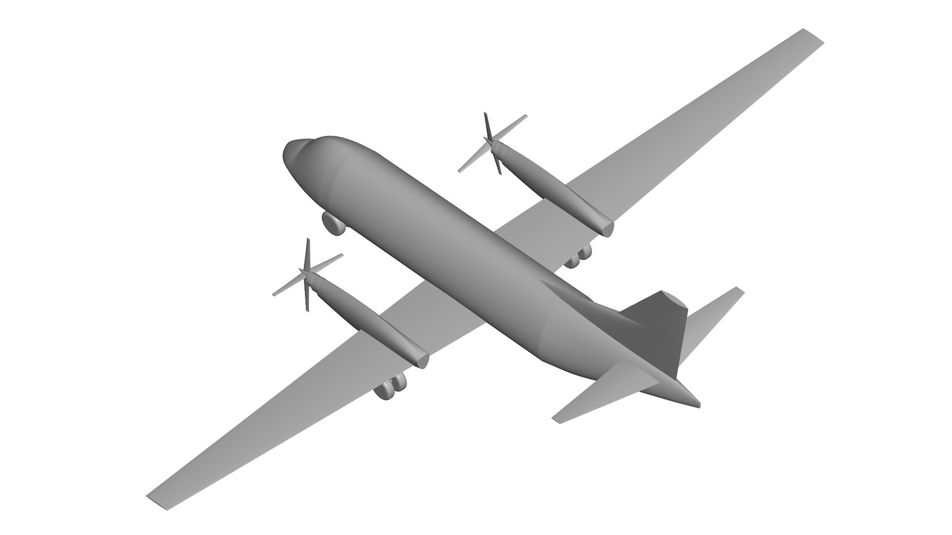 Saab 340 3D Model - TurboSquid 1988765