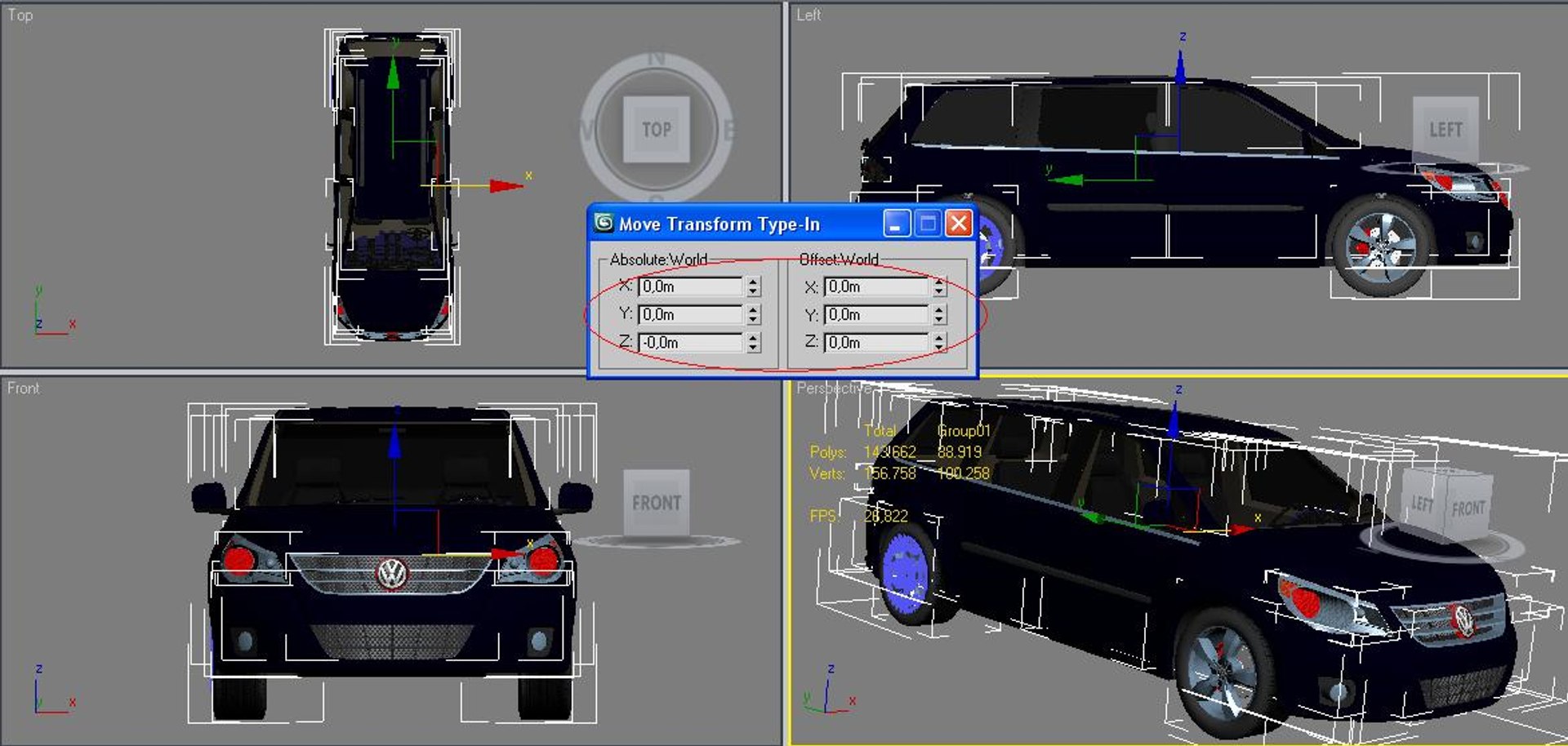 3d Volkswagen Routan Model