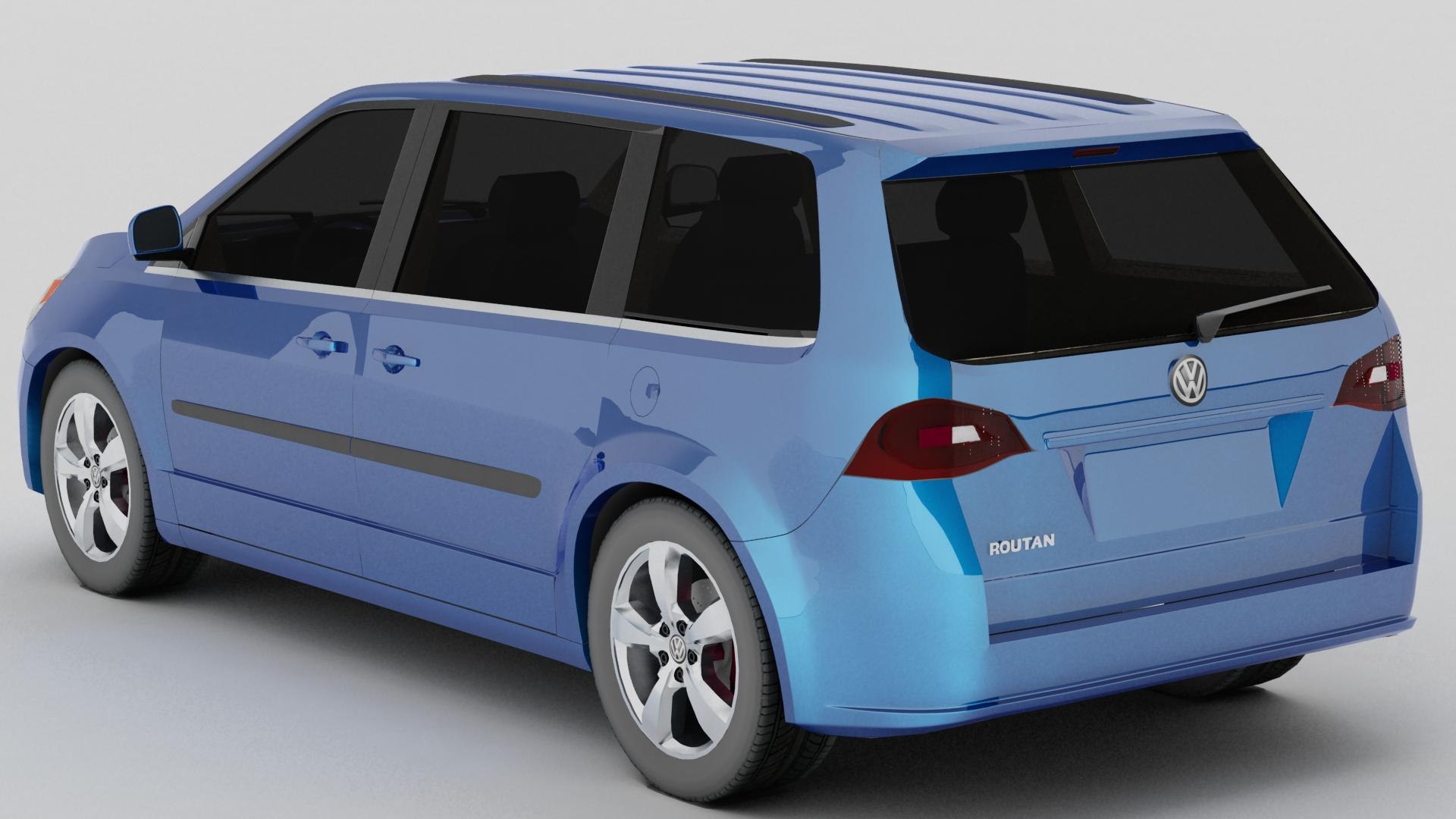 3d Volkswagen Routan Model
