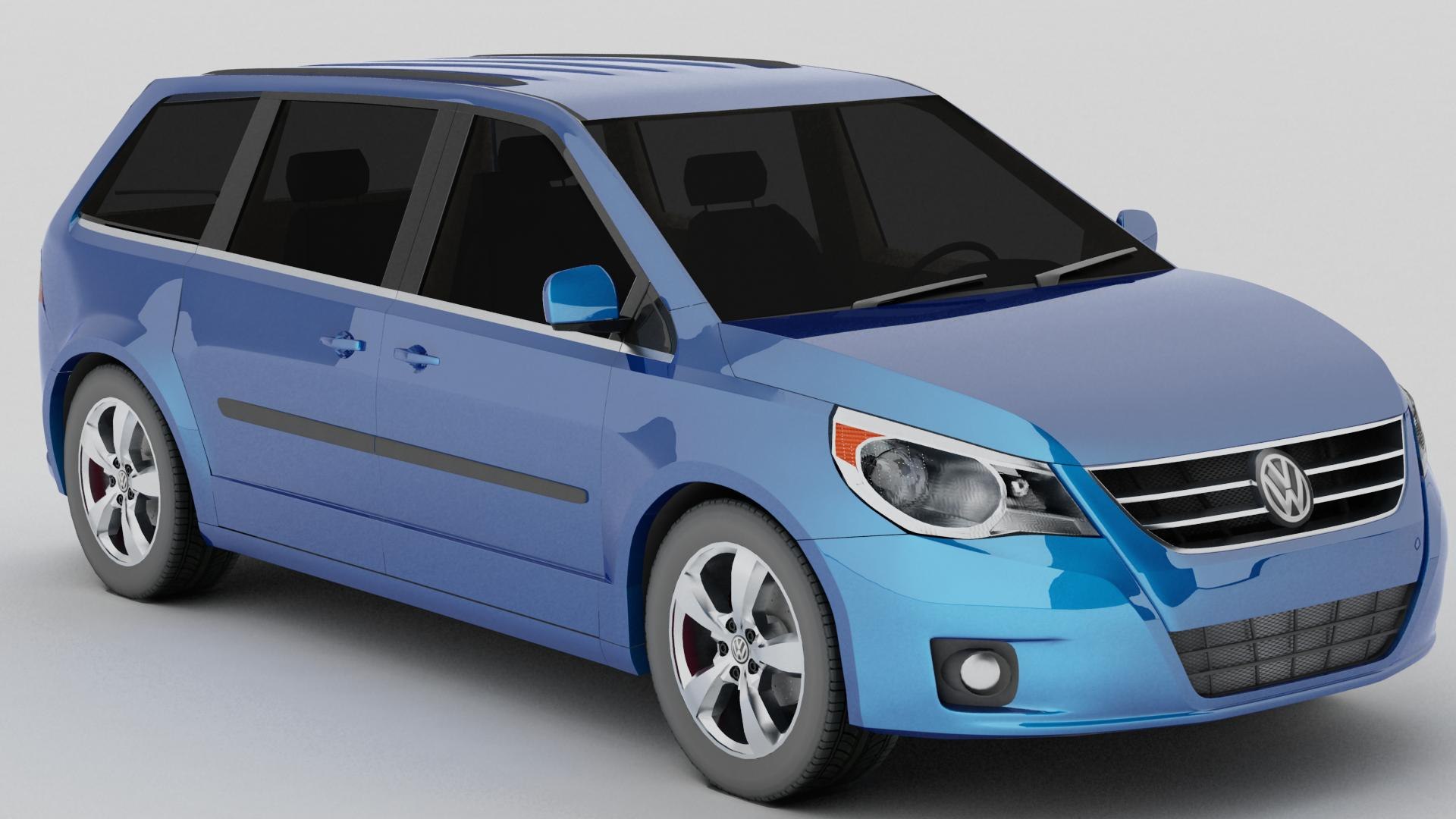 3d Volkswagen Routan Model