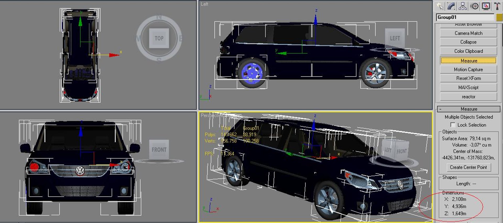 3d Volkswagen Routan Model