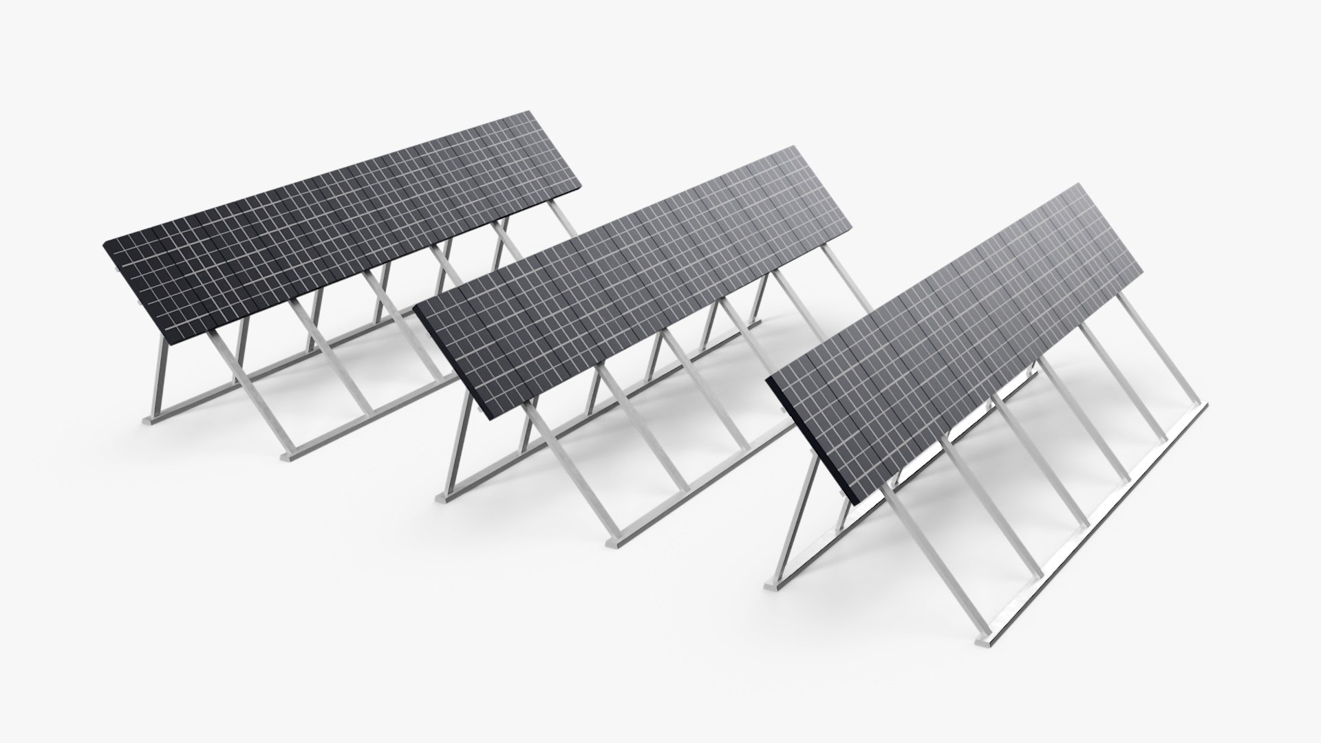 Solar Power Modules 3D Model - TurboSquid 2330684