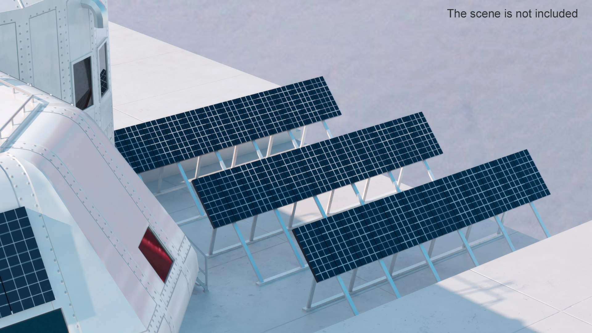 Solar Power Modules 3D Model - TurboSquid 2330684