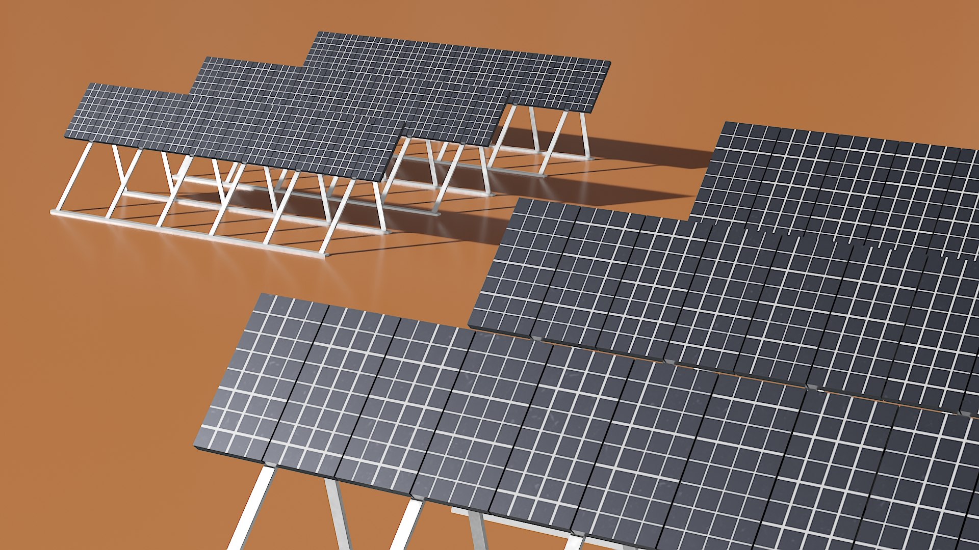 Solar Power Modules 3D Model - TurboSquid 2330684