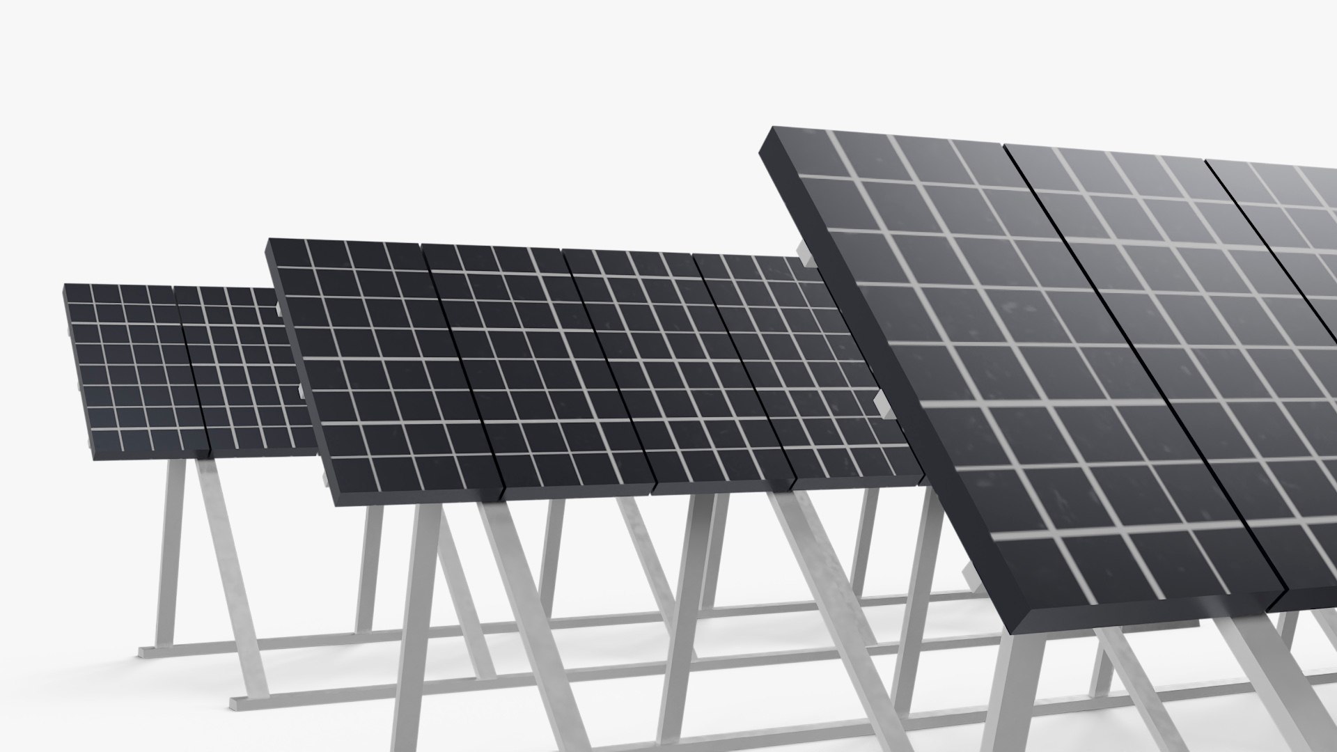 Solar Power Modules 3D Model - TurboSquid 2330684