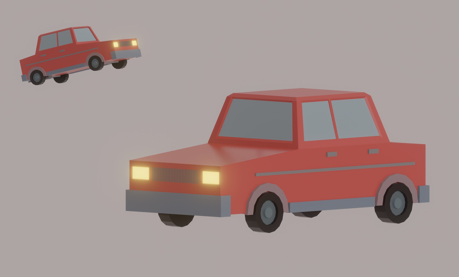 3D Low Poly Car Model - TurboSquid 2198717
