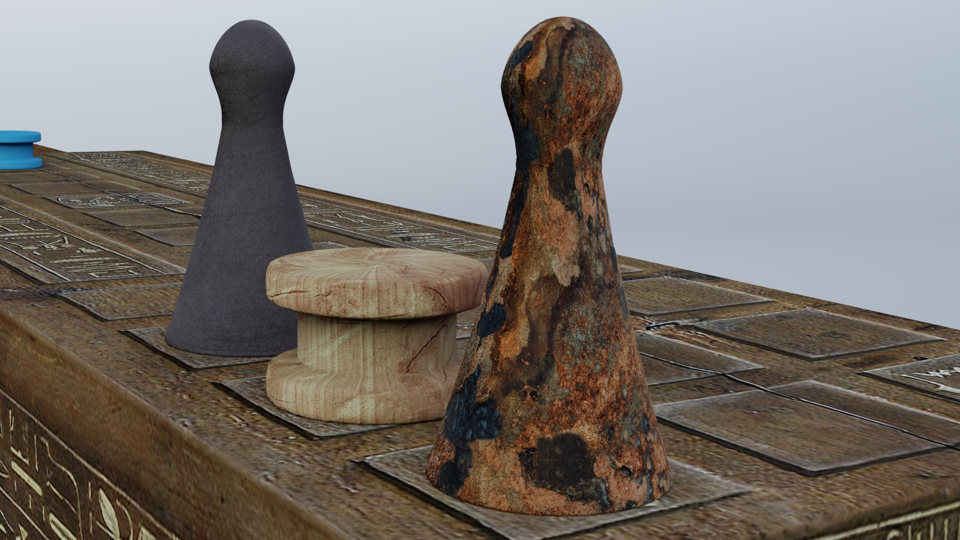 Senet Game 3D - TurboSquid 1930526