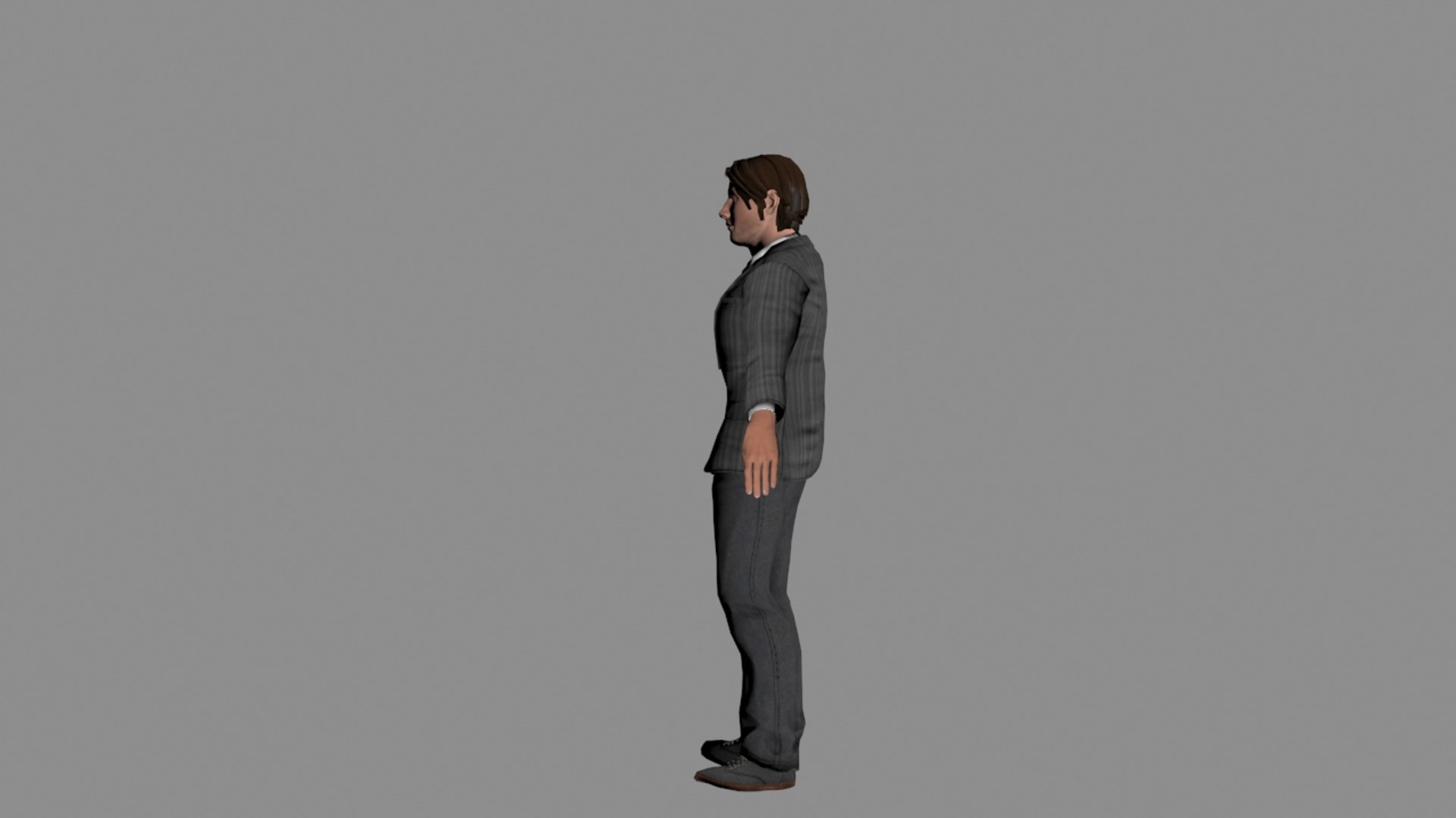 3d Male Businessman Model
