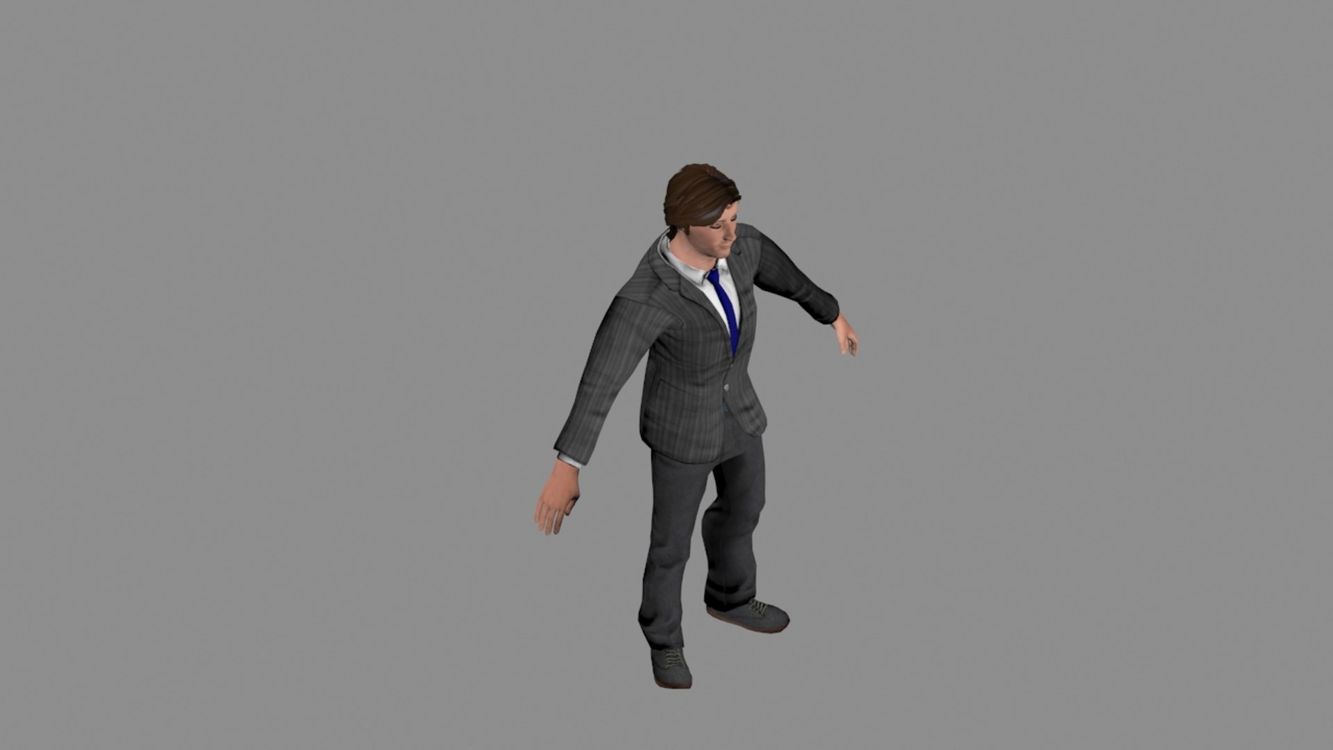 3d Male Businessman Model