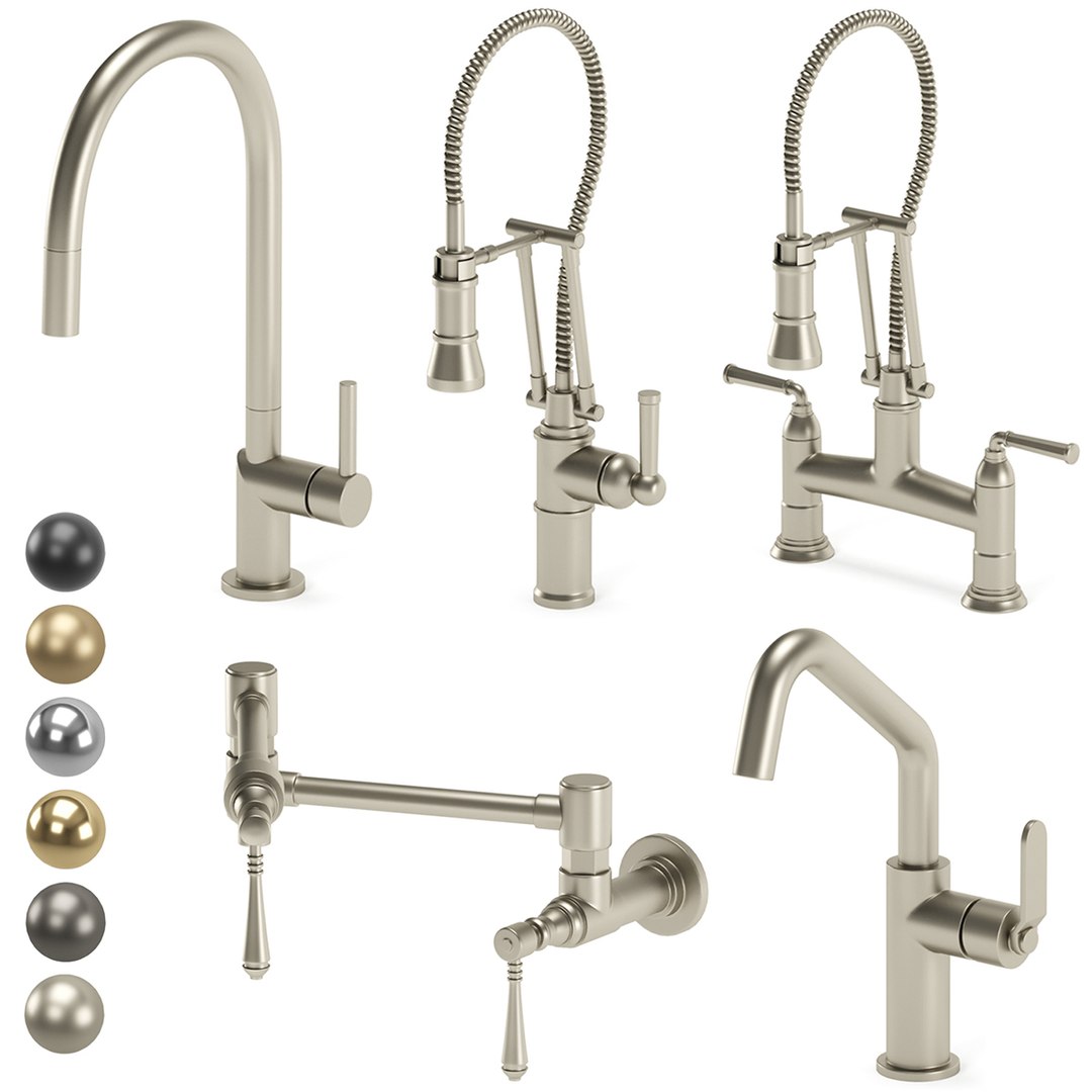 BRIZO Kitchen Faucets 3D - TurboSquid 2027778