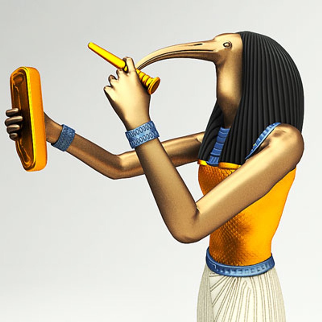 Egyptian Thoth 3d Model